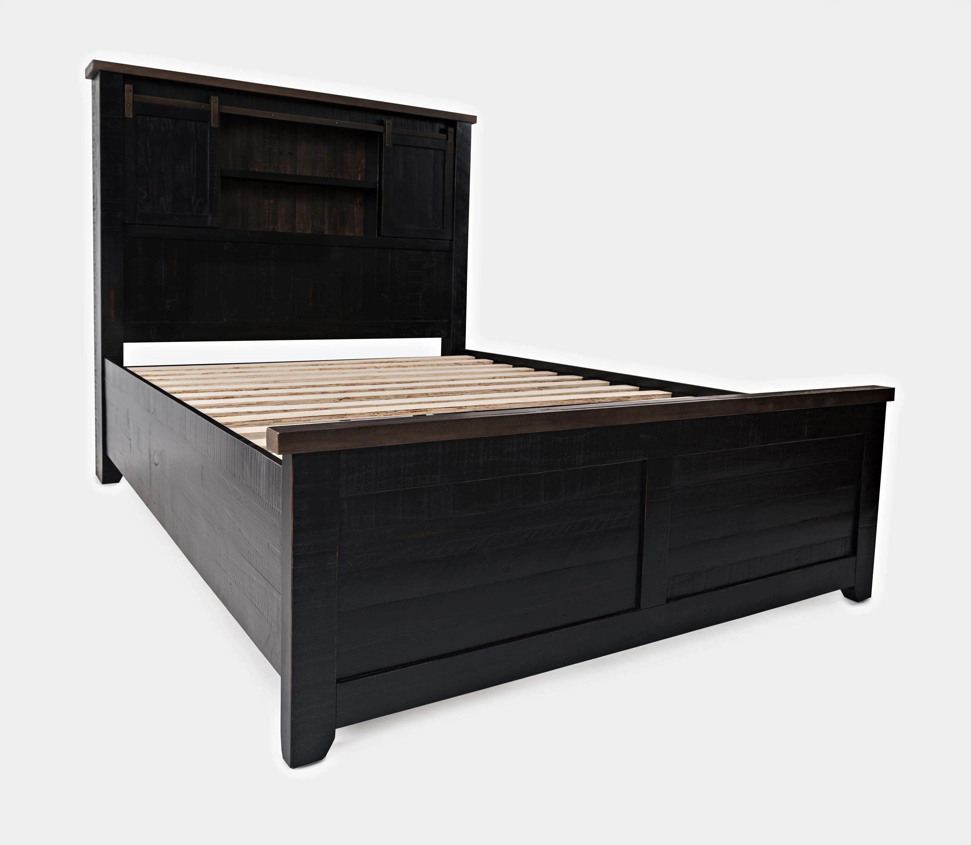 Jofran Madison County 1702B KBDHB KRS KPFB King Barn Door Bed Van jofran-madison-county-1702b-kbdhb-krs-kpfb-king-barn-door-bed-van
